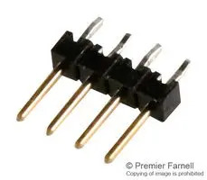 5-146292-4 Pin Header Strip 2.54mm 1 Row 4 Positions - HardCore ...