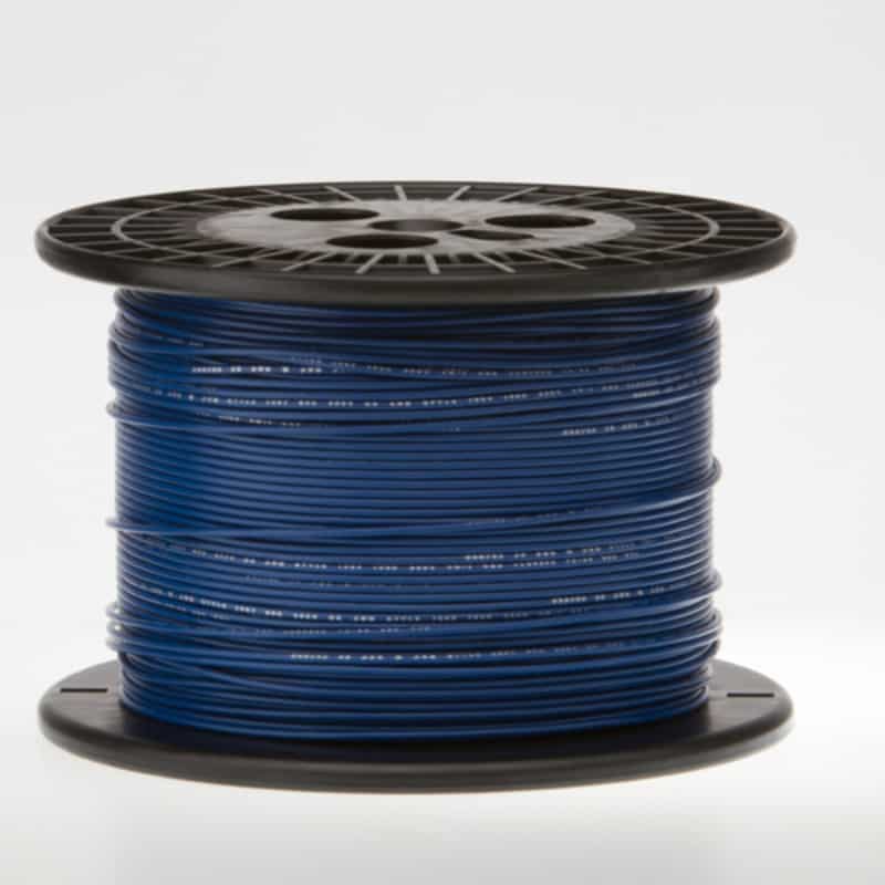 92004BL solid BLUE hook-up wire 22AWG - HardCore Electronic Supply ...