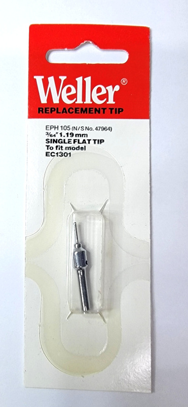 EPH105 Weller Soldering Iron Tip for EC1302, EC1301 Series Irons ...