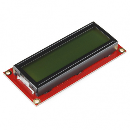 LCD-09053 Basic 16x2 Character LCD - Black on Green 3.3V - HardCore ...