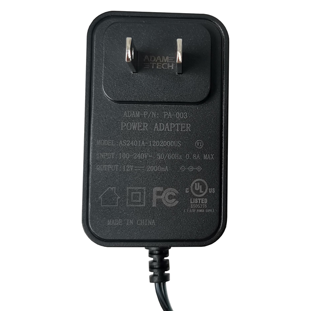 PA-003 Wall Mount (Class II) Power Adapter 12VDC 2A 2.5x5.5x9.5mm ...