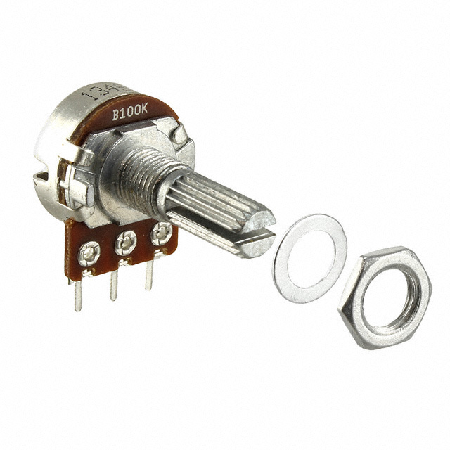 PDB181-K220K-503B Rotary Potentiometer 100K 1/5W Linear 17mm Knurled ...