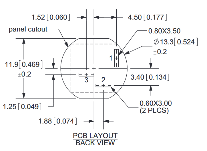PJ-011A DC Power Jack Male 5A 24V 2.1x5.5mm Front Side Nut Panel Mount ...