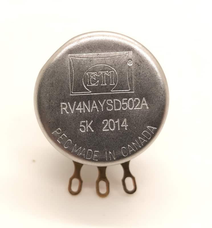 RV4NAYSD502A MIL Style Potentiometer 5K Linear 2W 500V 28.5mm 6.3x22 ...
