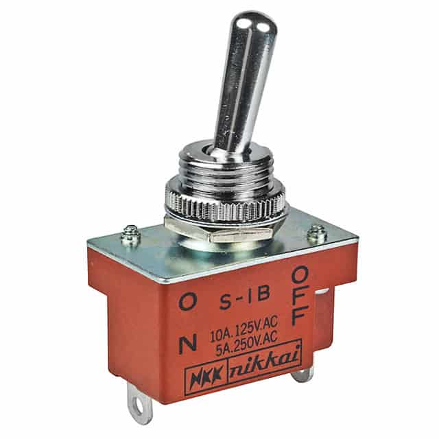 S-1B Toggle Switch SPST 5A @ 125VAC/30VDC Panel mount Solder lugs ...
