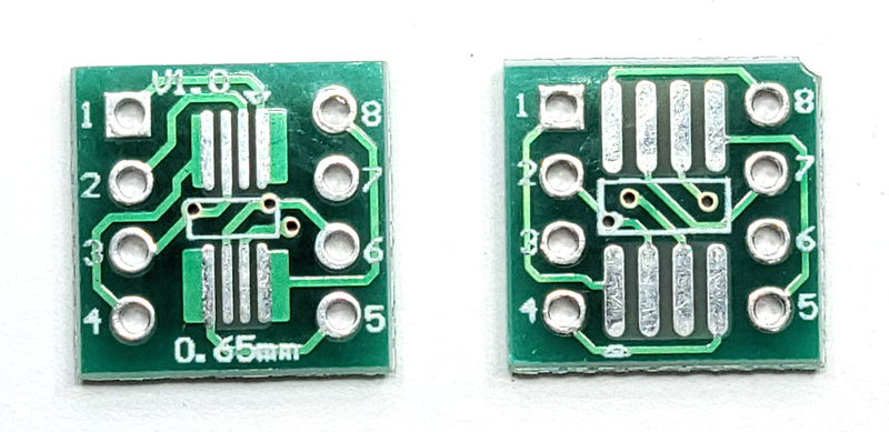 SMD2DIPSSOP8 SMD Adapter PCB SOP and SSOP 8 Pin IC's to Through Hole ...