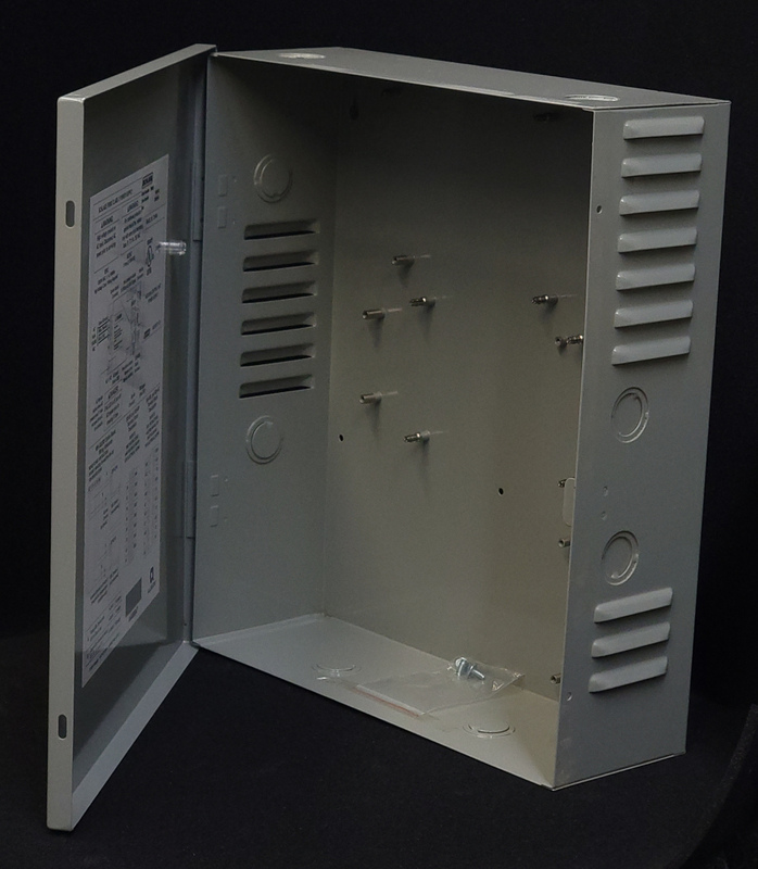 Steel Enclosure 14x12x4 Grey Vented Box with Hinged Lockable Door 18 ...
